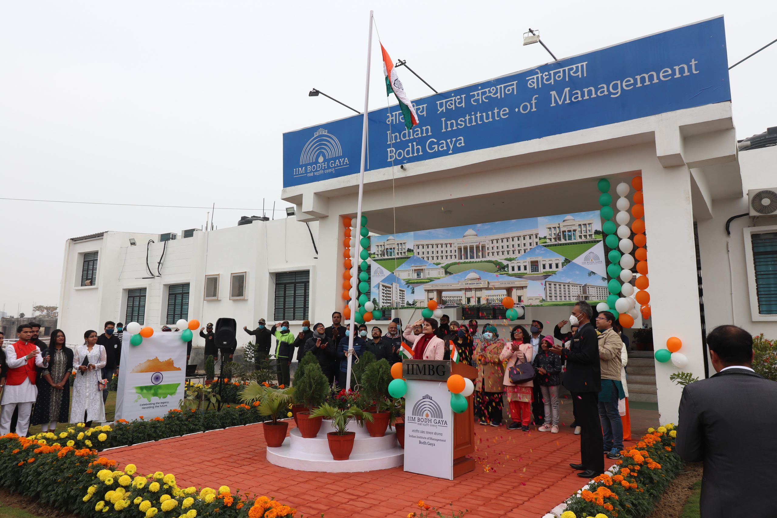 Republic Day 2021@IIMBG – Indian Institute of Management Bodh Gaya